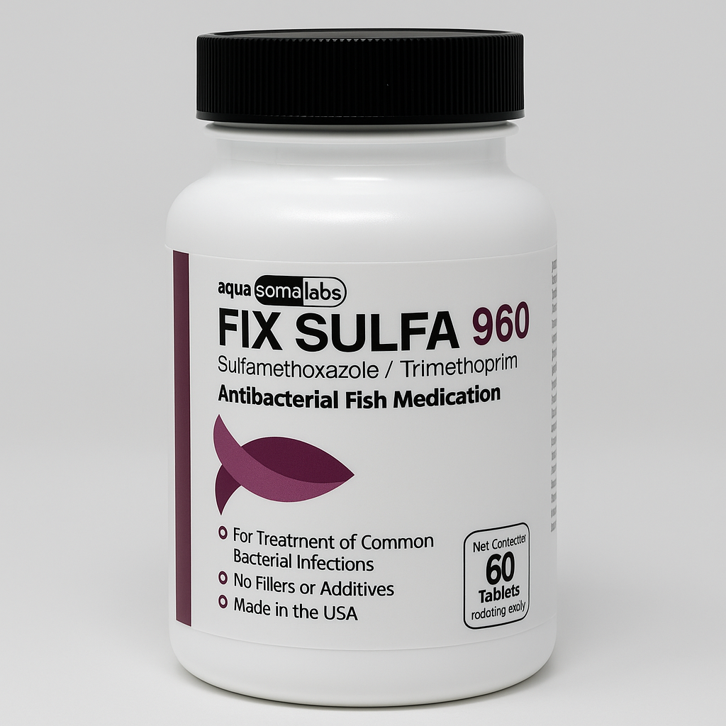 Fish Sulfa (Sulfamethoxazole/ Trimethoprim) 960mg 60 Tablets Fish Anti – BirdAntibiotic.com ...