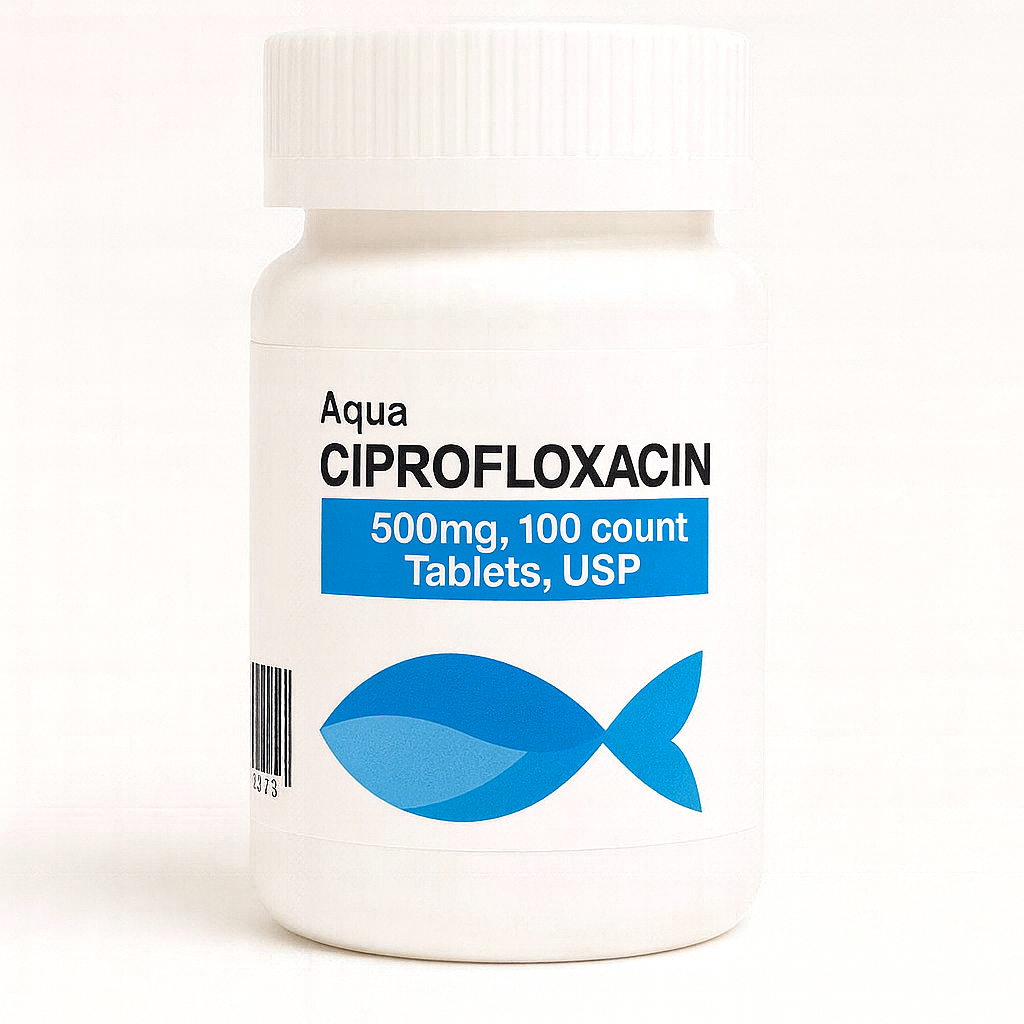 Fish Flox Ciprofloxacin 500 100 Tablets Fish Antibiotics ...