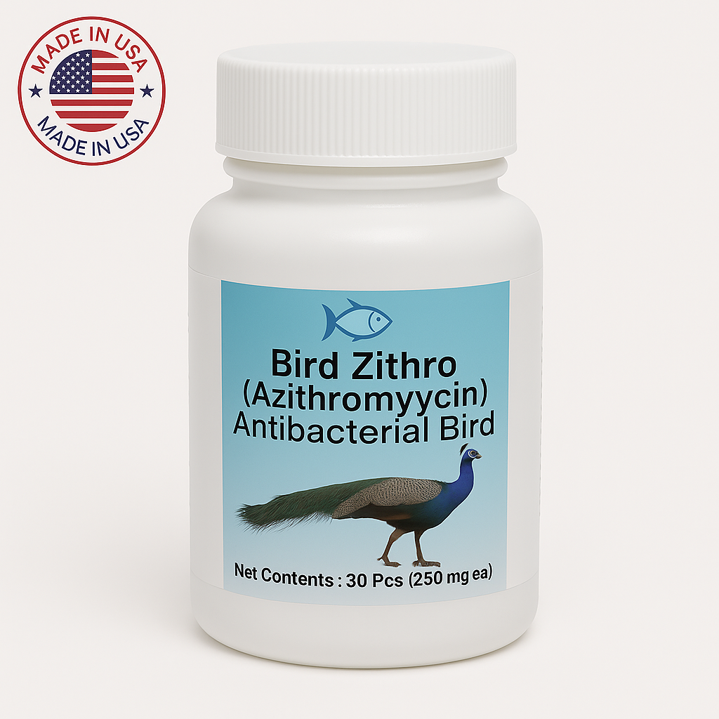 Fish Zithro (Azithromycin) 250mg 30 Tablets Fish Antibiotics ...