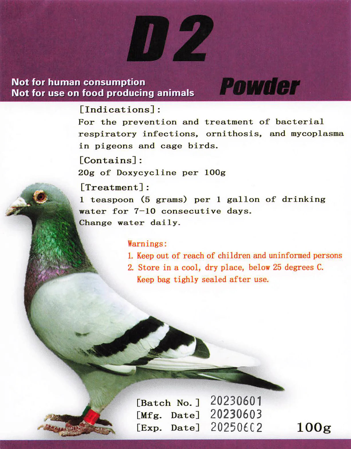 Doxycycline 20% for Birds – BirdAntibiotic.com | Bird & Poultry ...