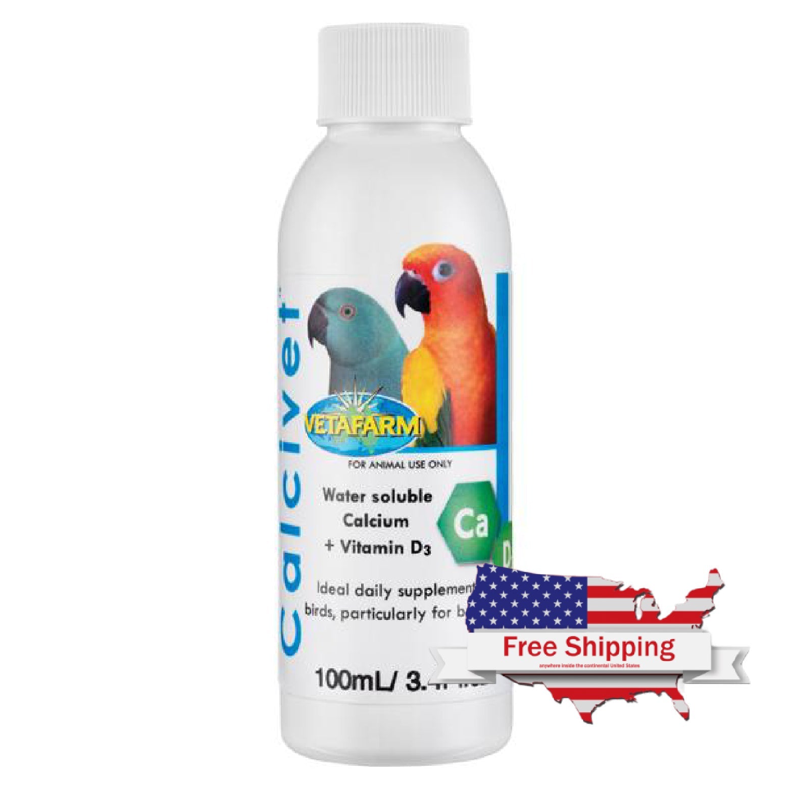 Calcivet (Vetafarm): Daily Calcium Supplement for Birds ...