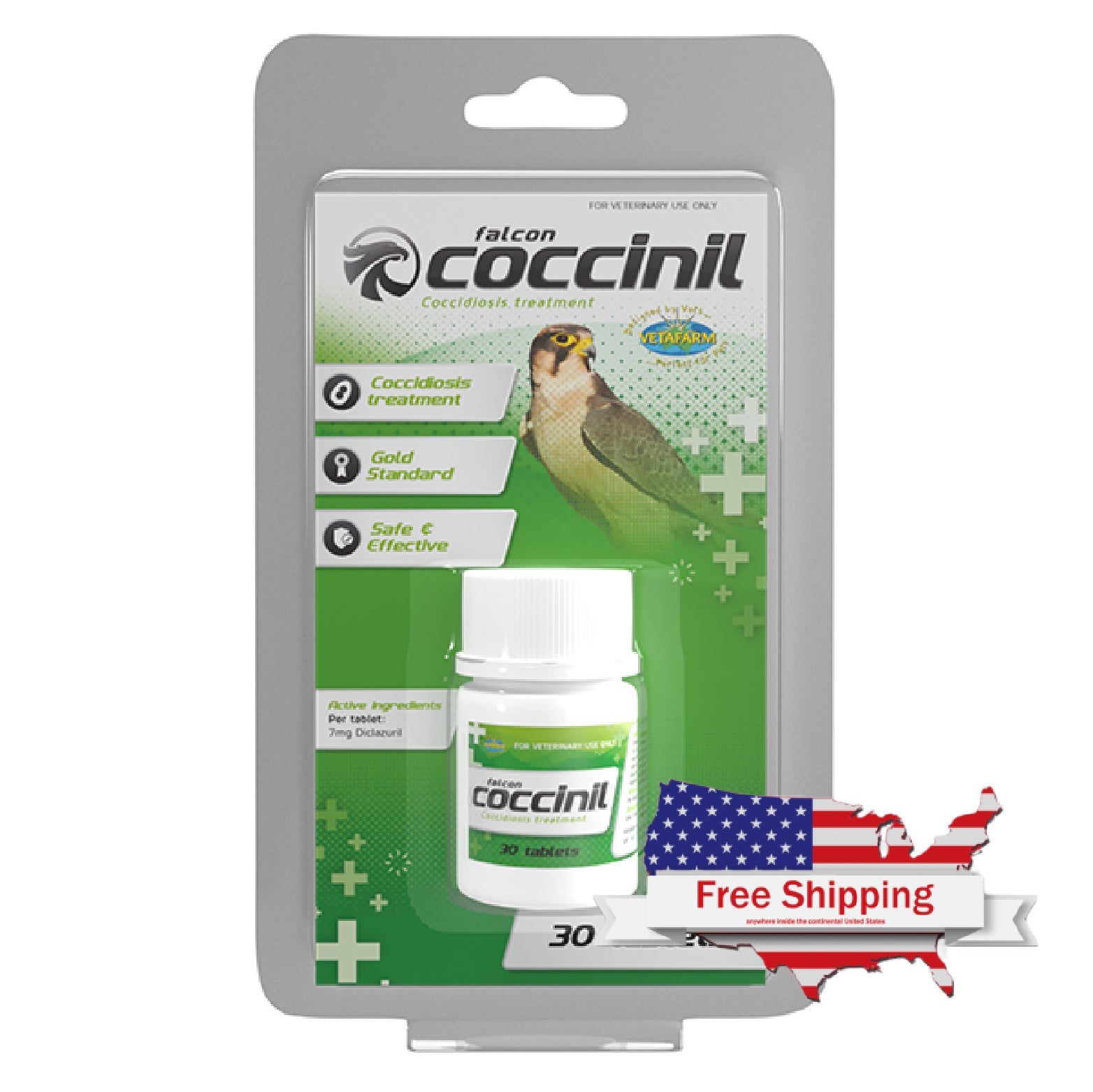 Falcon Coccinil Tablets (Vetafarm): Falcon Coccidiosis Treatment ...