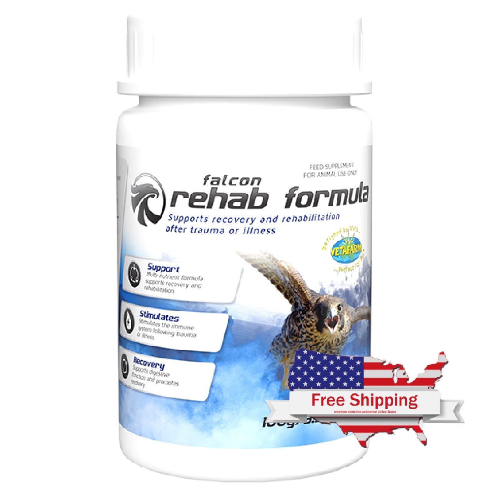 Falcon Rehab Powder (Vetafarm) - Optimal Formulation for Falcon Rehabi ...