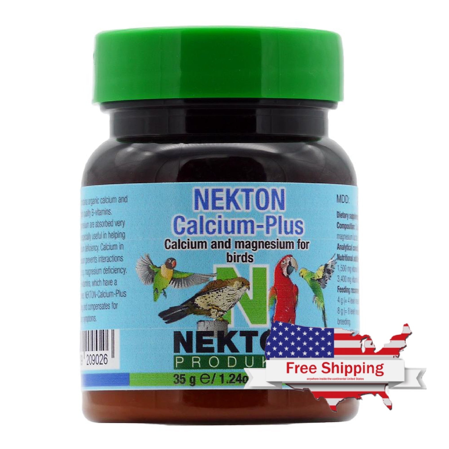 Nekton Calcium-Plus: Premium Calcium and Magnesium Bird Supplement ...